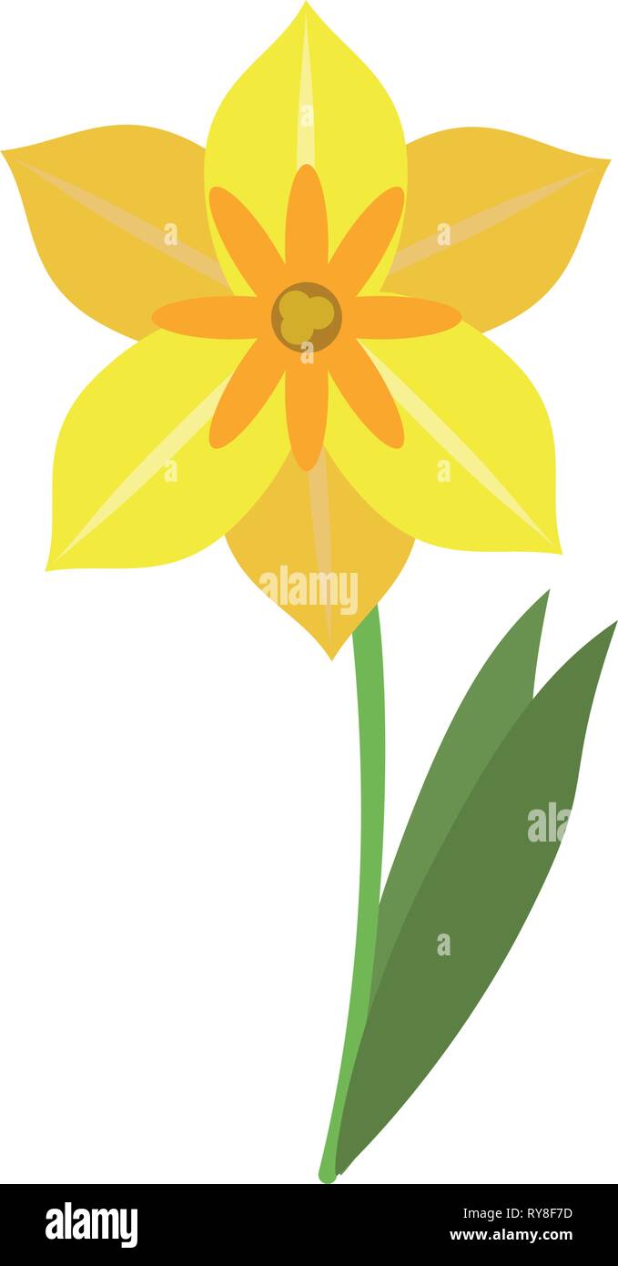 Beautiful flower cartoon isolated Stock Vector Image & Art - Alamy