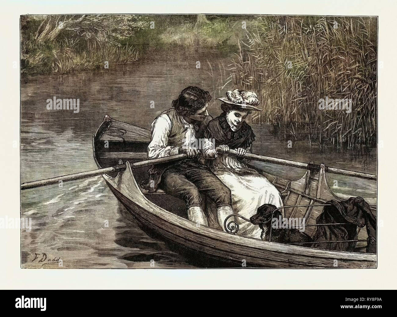 Division of Labour 1880 Stock Photo - Alamy