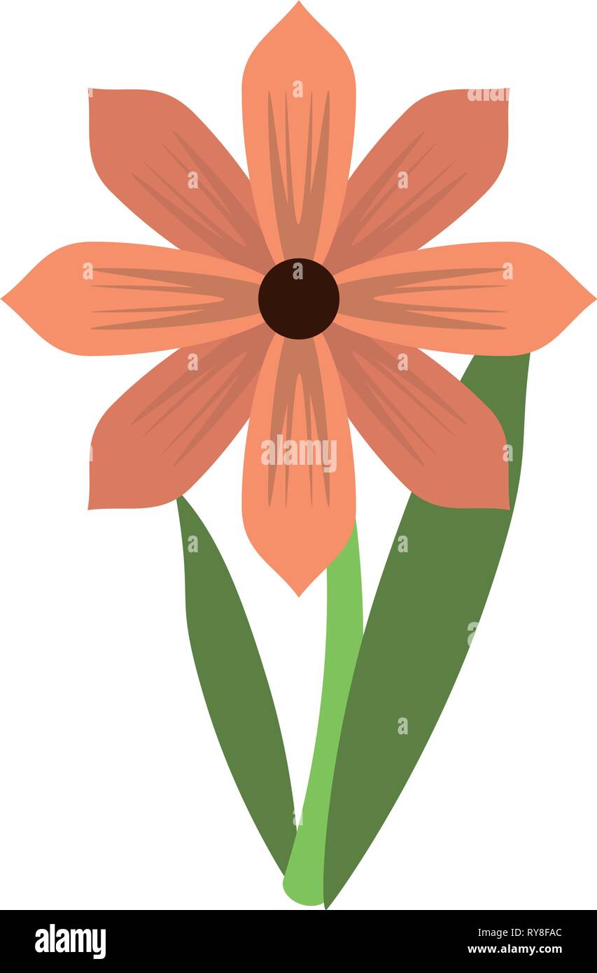 Beautiful flower cartoon isolated Stock Vector Image & Art - Alamy
