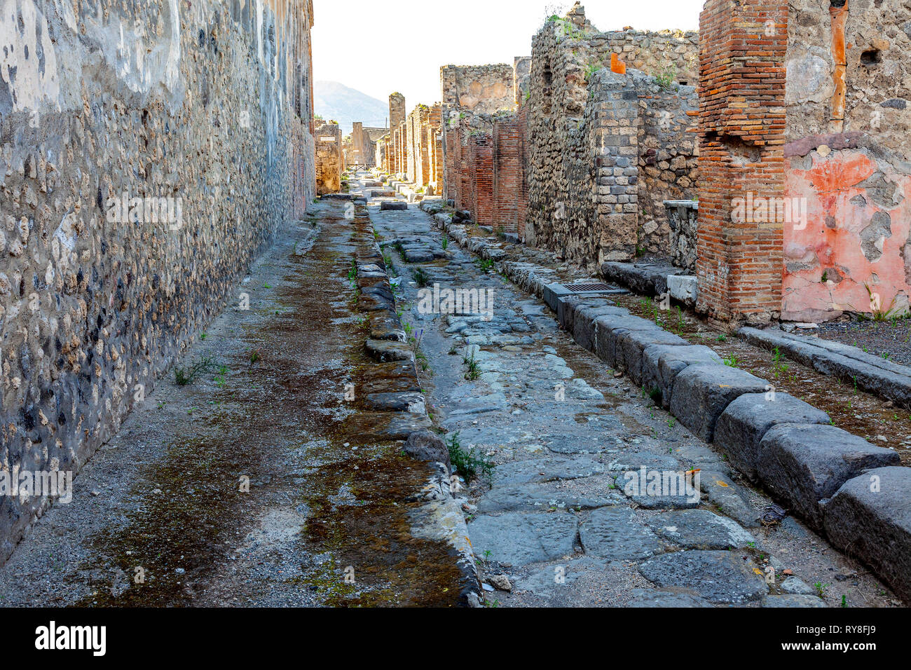 Pompeii is an ancient Roman city near Naples, in the Campania region ...