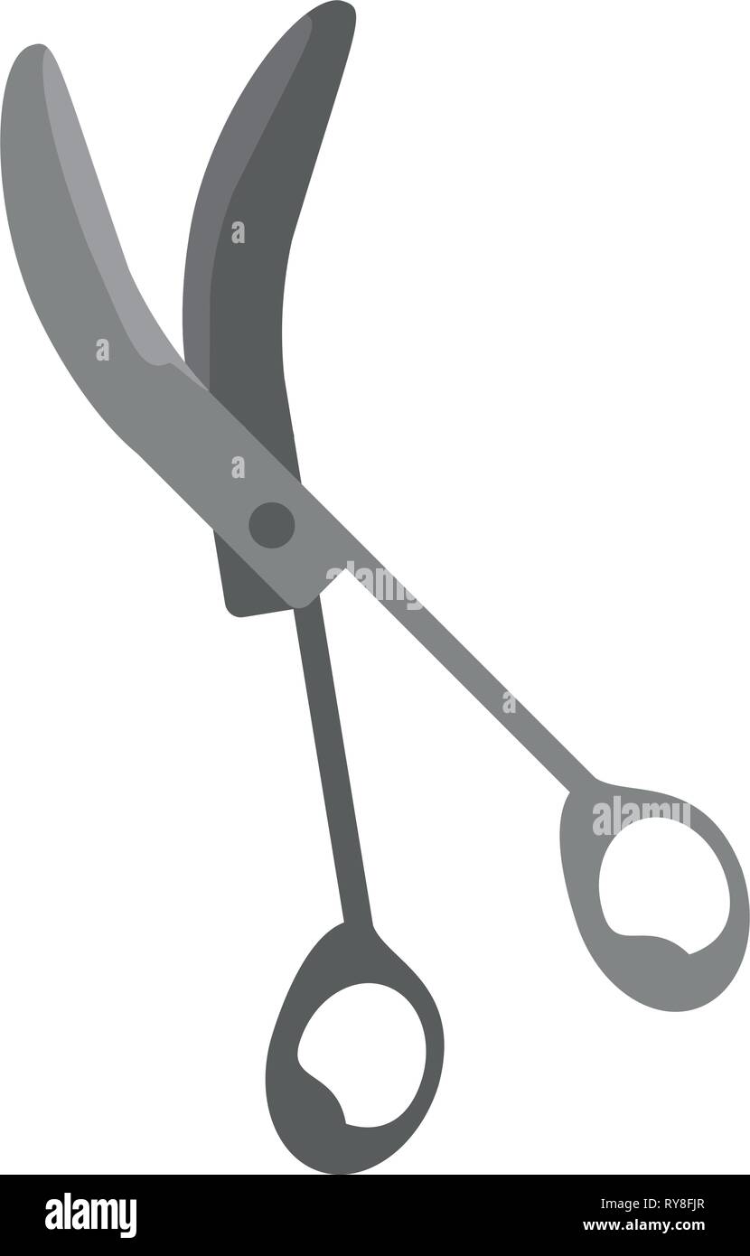 Surgical scissor medical utensil Stock Vector Image & Art - Alamy