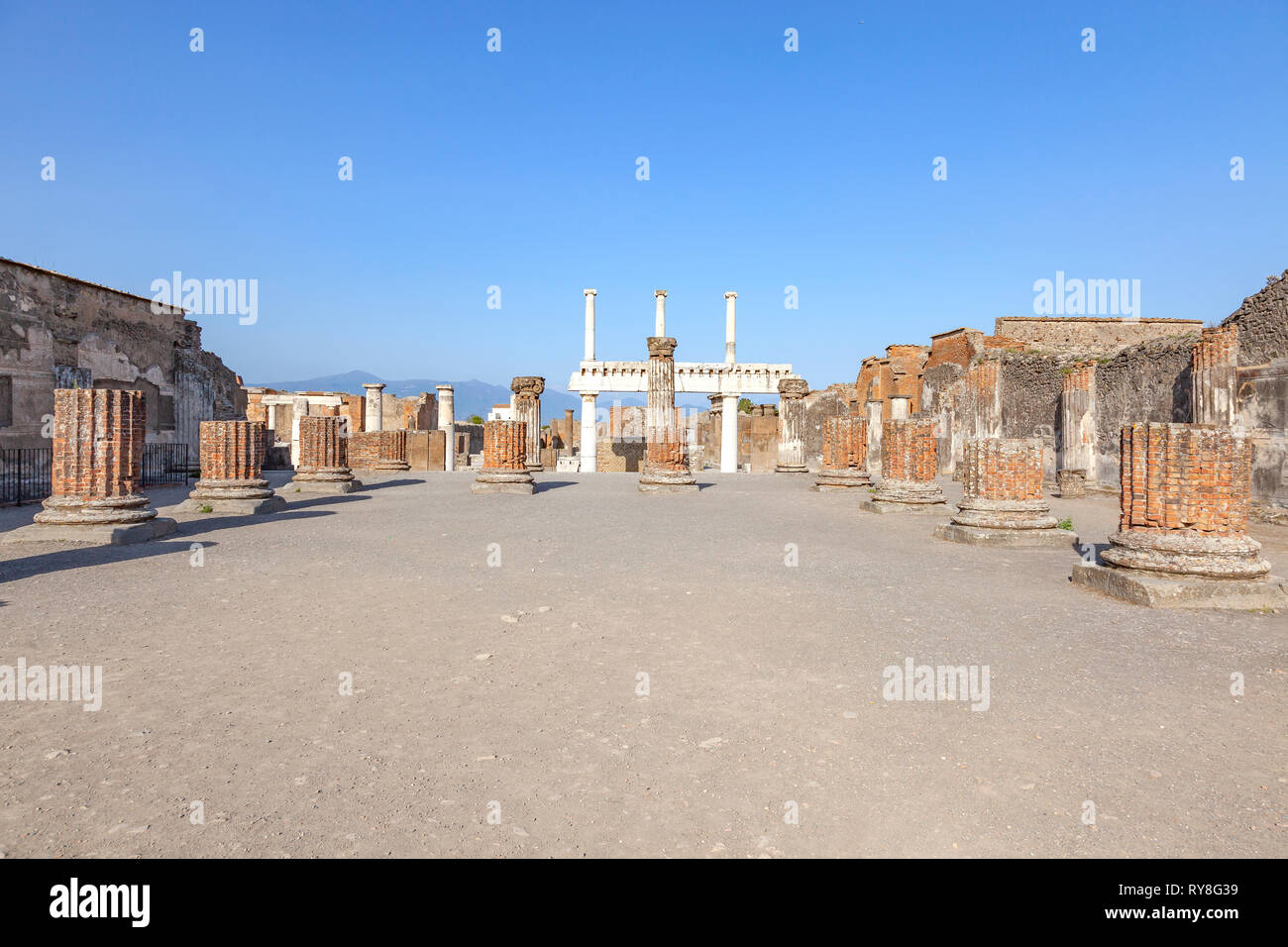 Pompeii is an ancient Roman city near Naples, in the Campania region ...