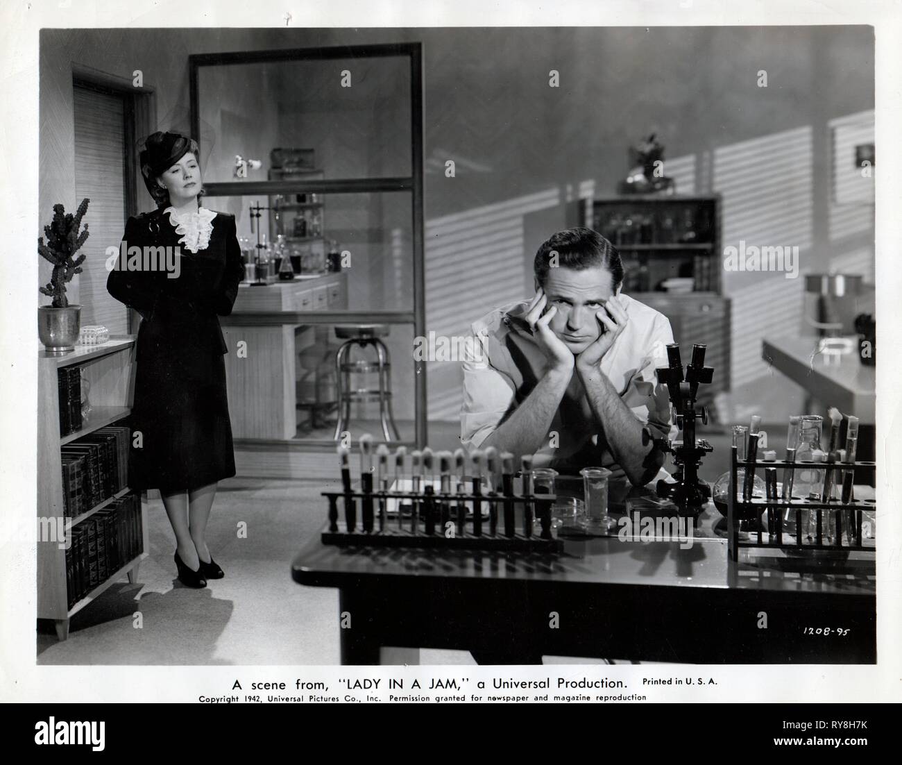 LADY IN A JAM (1942) IRENE DUNNE PATRIC KNOWLES GREGORY LA CAVA (DIR ...