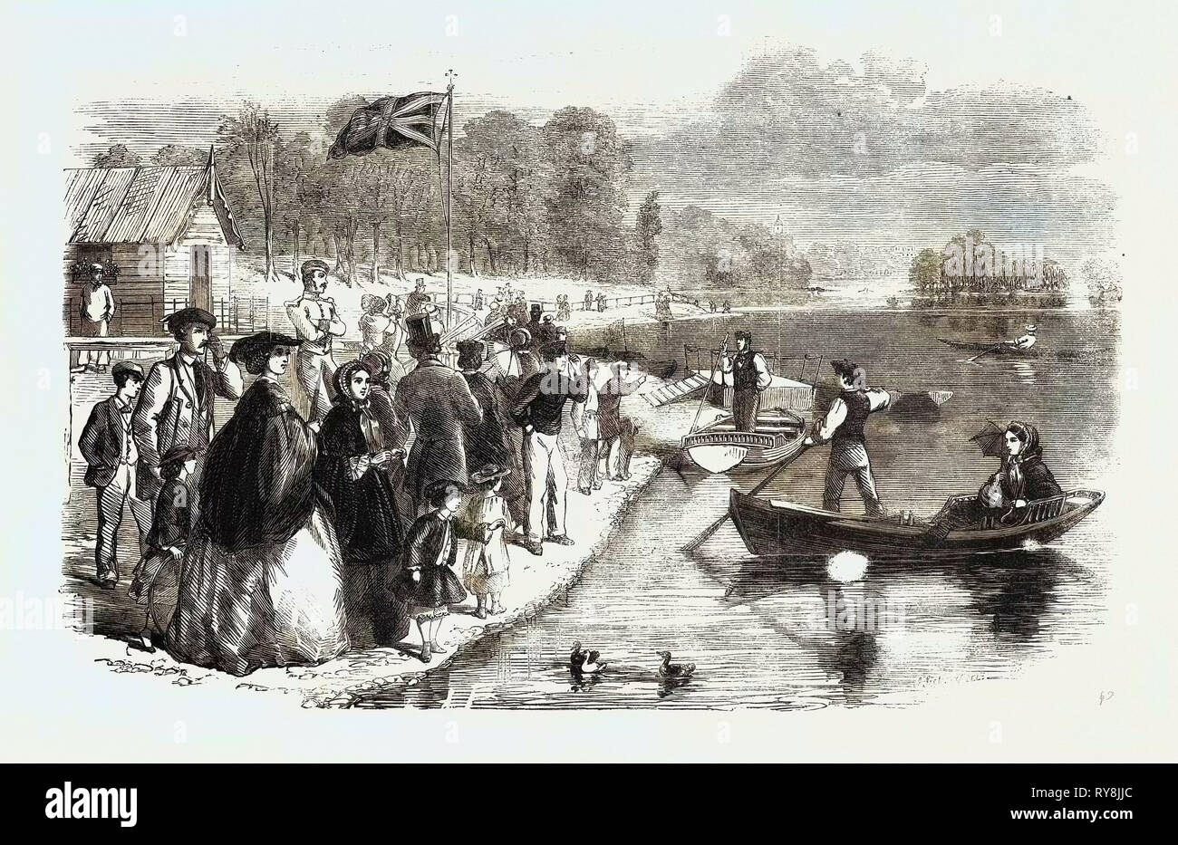 Victorian pleasure garden hi-res stock photography and images - Alamy