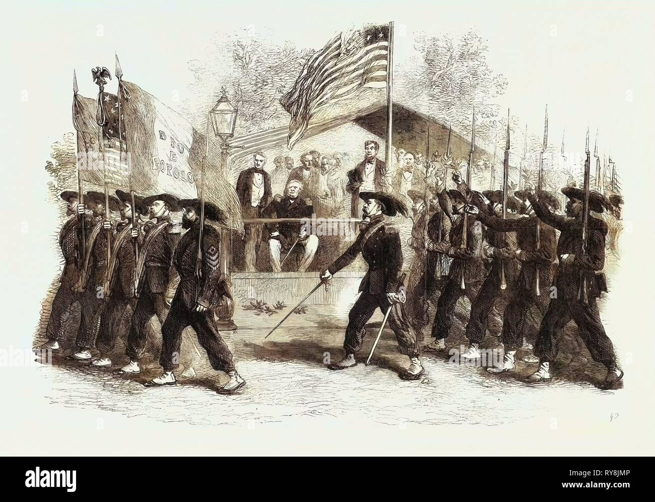 Garibaldi guard america hi-res stock photography and images - Alamy