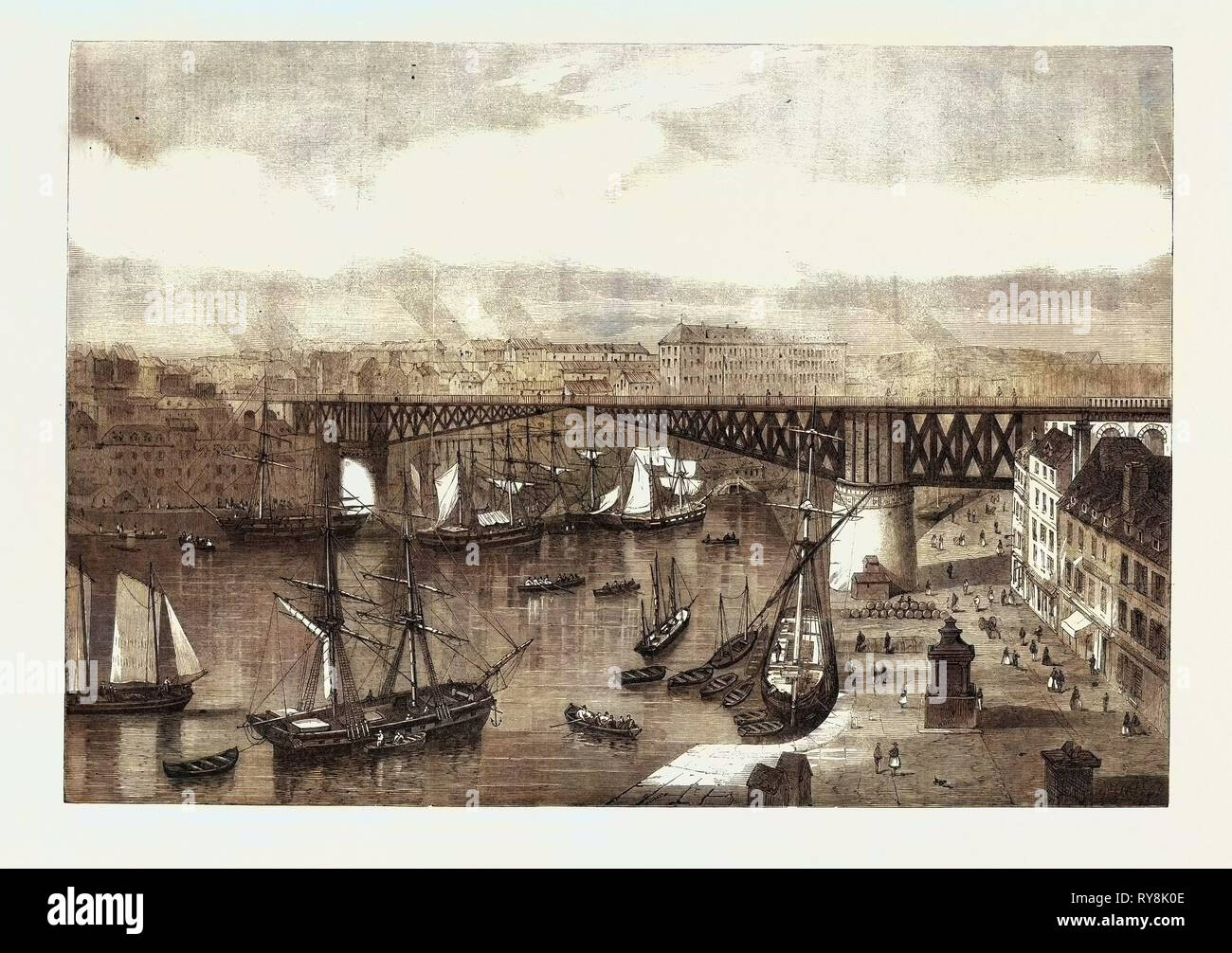 Monster Swing Bridge at Brest France Stock Photo - Alamy