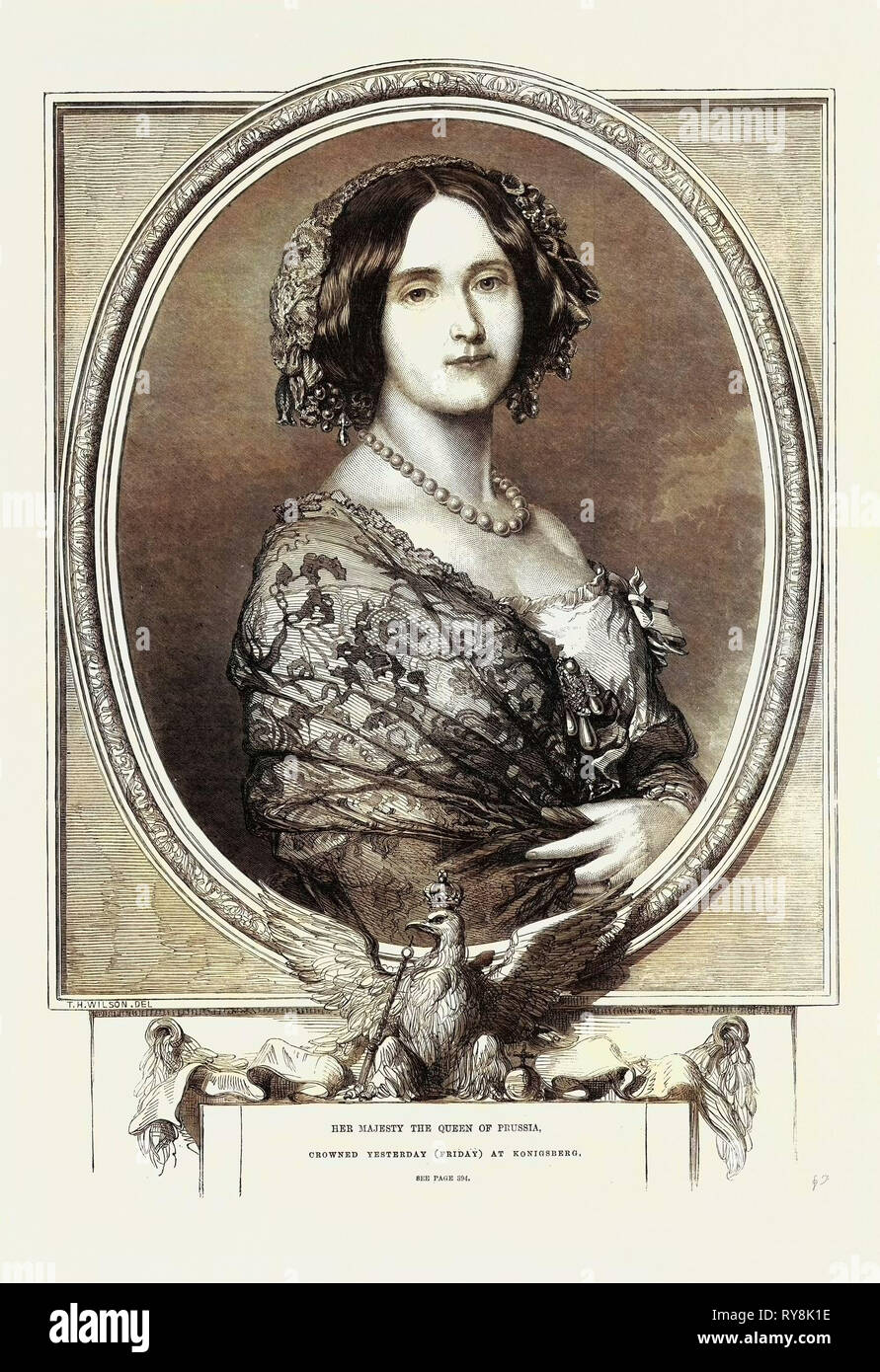 Her Majesty the Queen of Prussia Crowned Yesterday (Friday) at ...