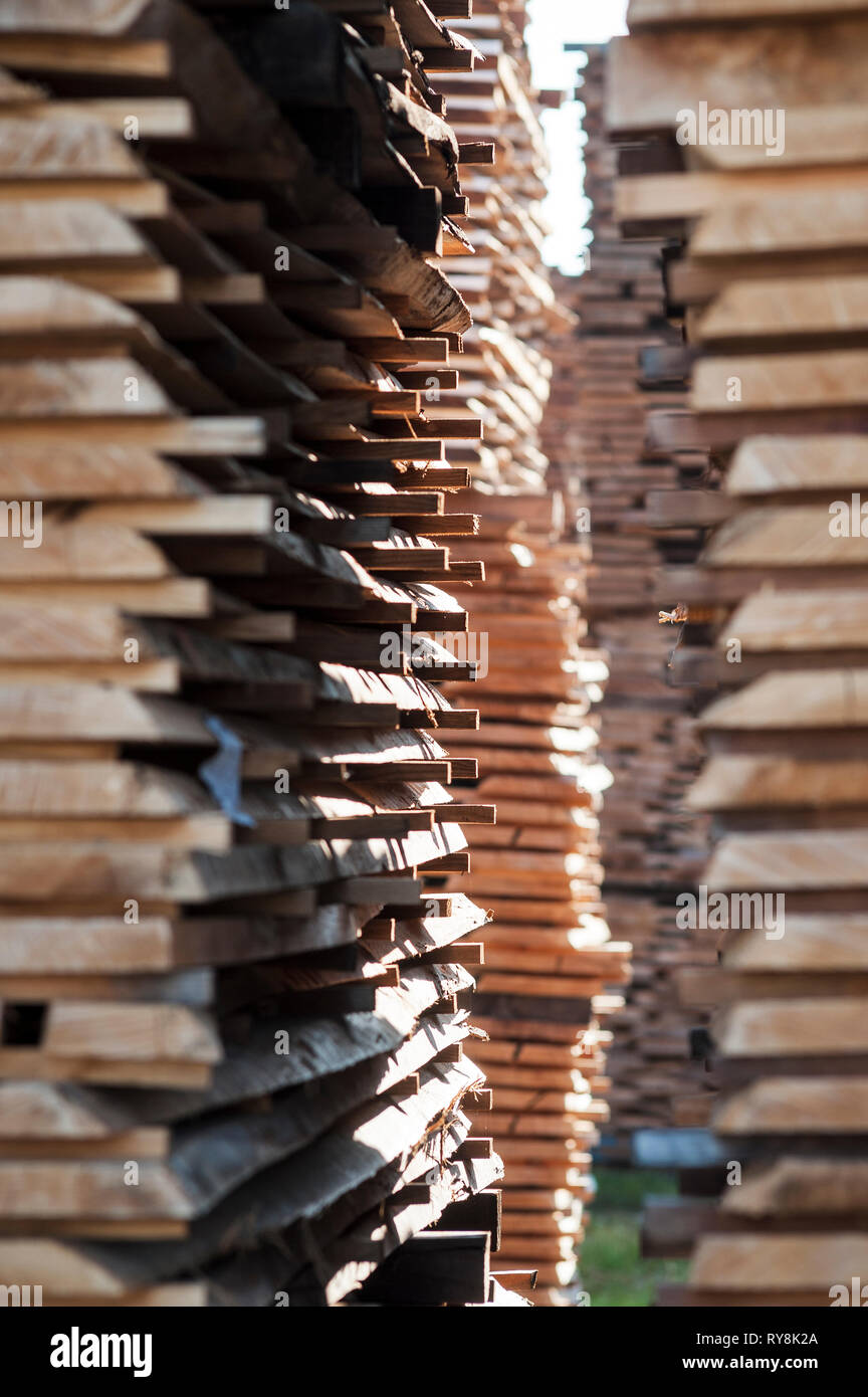 Mill sawn wood planks hi-res stock photography and images - Alamy