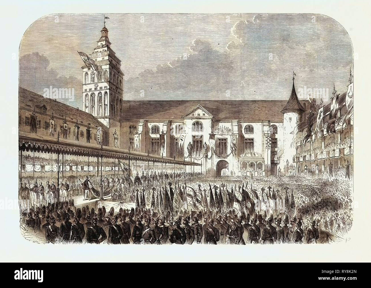 The Coronation of the King and Queen of Prussia: The Procession from ...