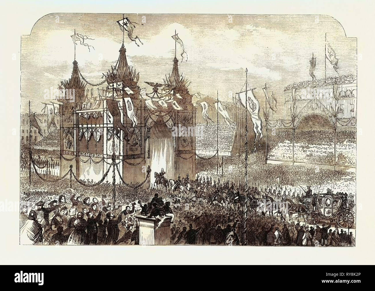 State Entry Into Berlin: The King Passing Under the Triumphal Arch in ...