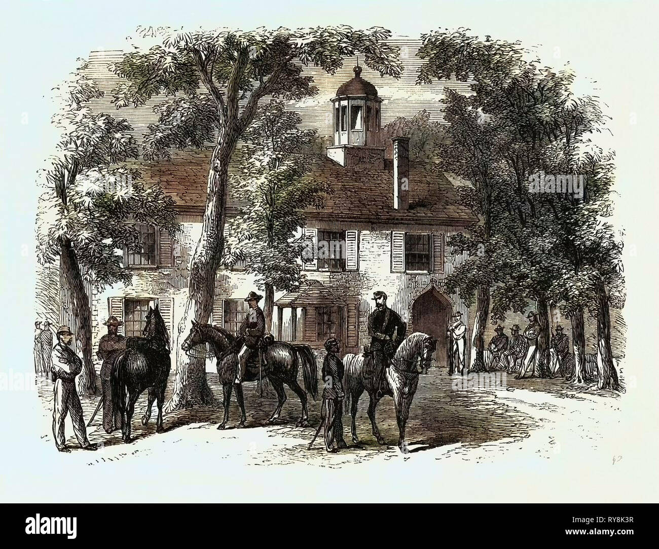 The Civil War in America: Fairfax Courthouse the Headquarters of ...