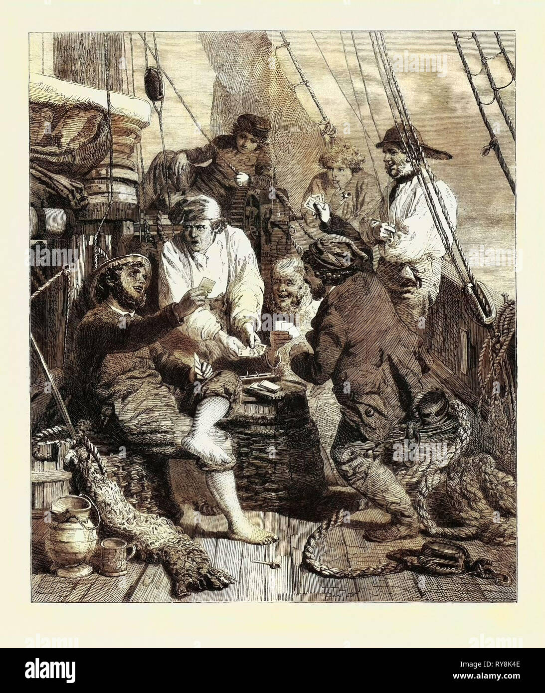 The Storm at Sea by J. Morgan in Wallis's Collection at the French ...