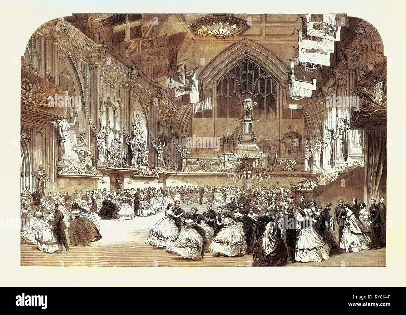 The London Rifle Brigade Ball at Guildhall Stock Photo - Alamy