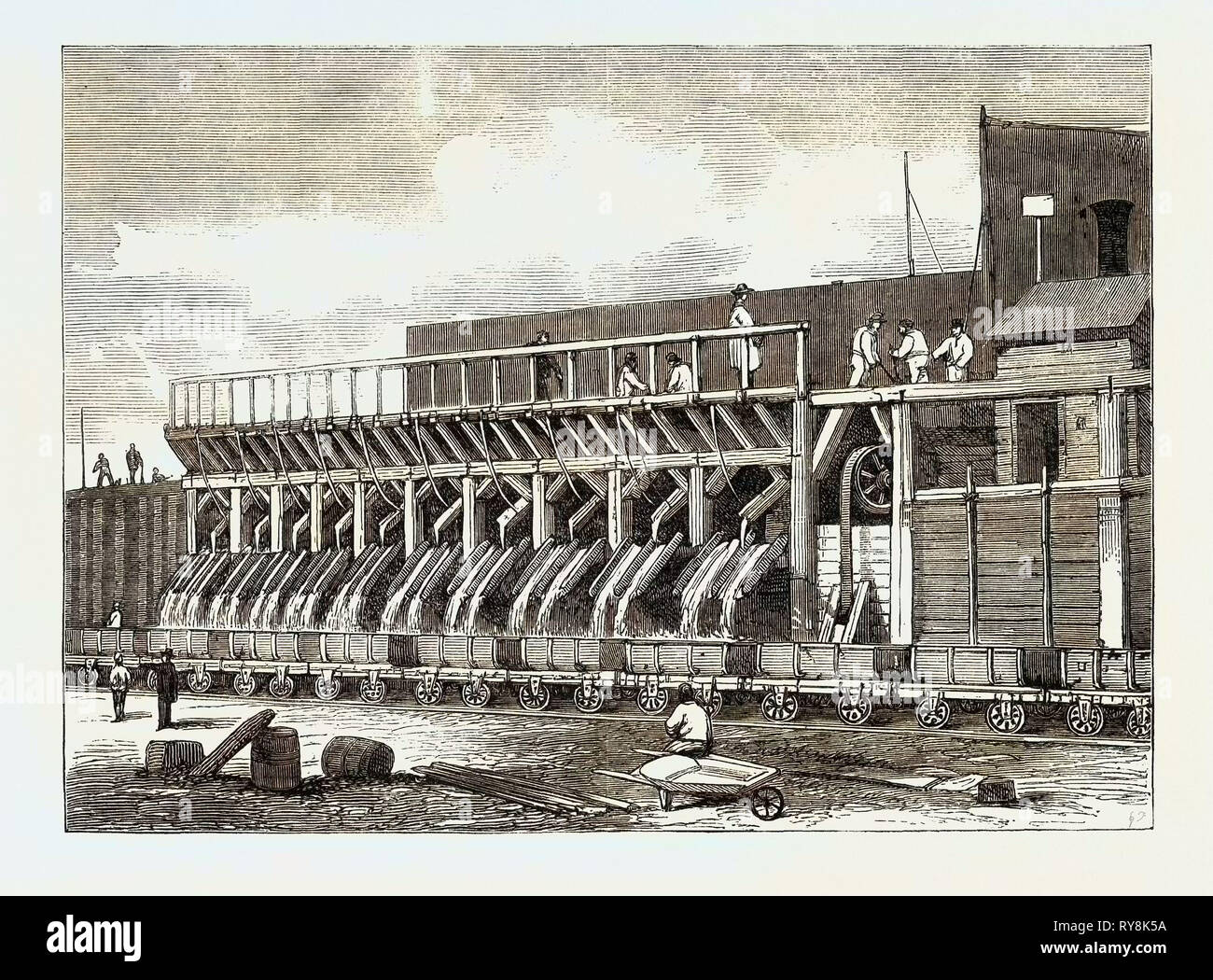 The Concrete Mills at Plaistow London Main Drainage Stock Photo - Alamy