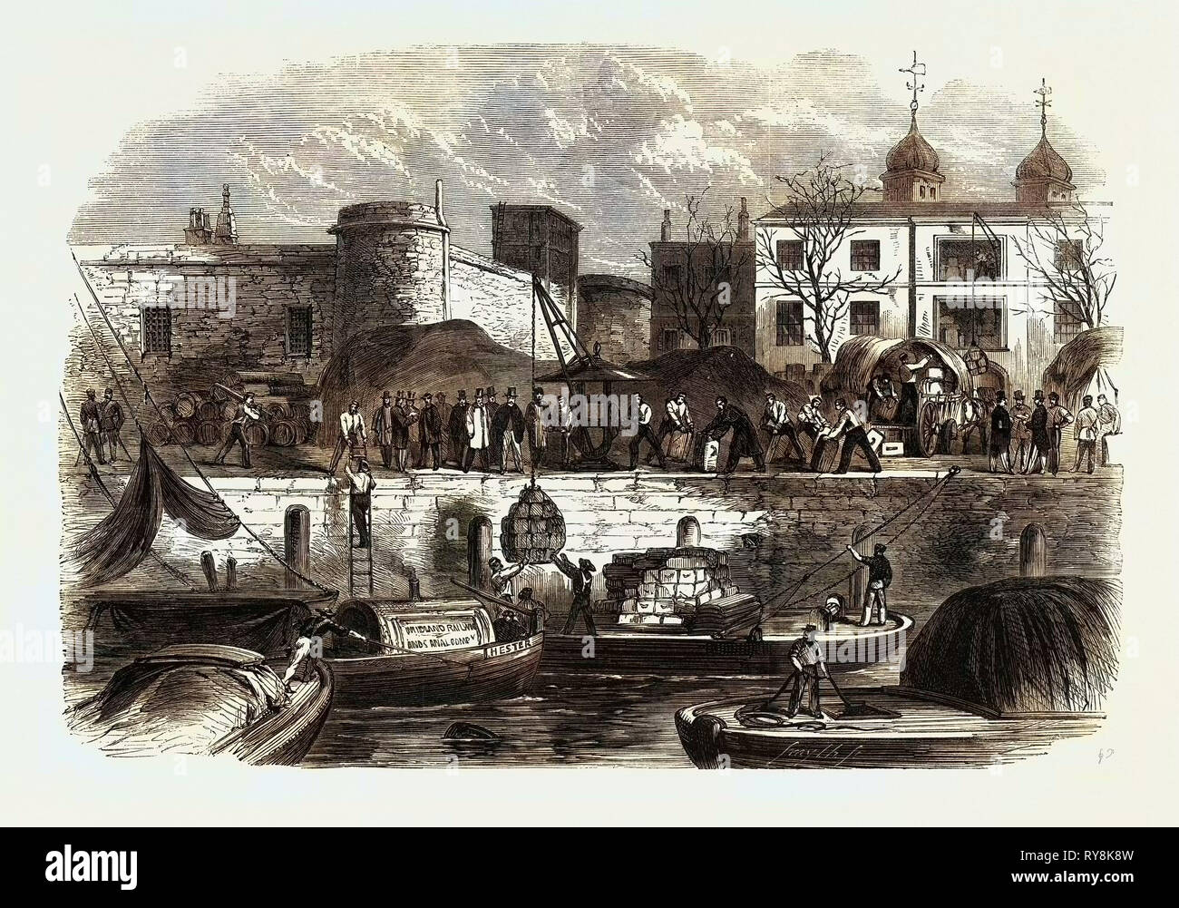 Shipping Munitions of War at the Tower for Canada December 28 1861 ...