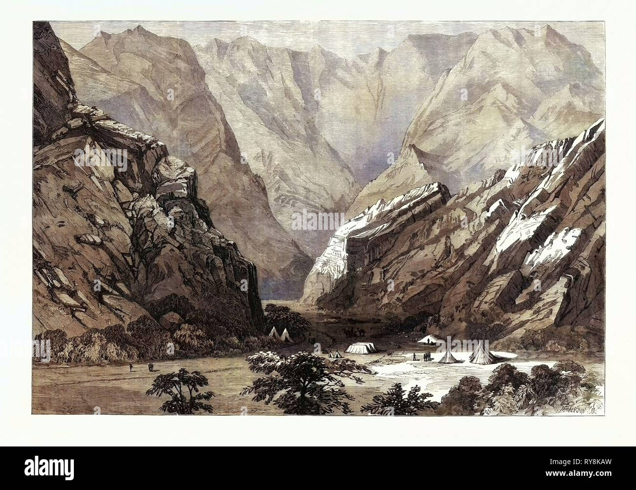 The Expedition to Abyssinia: The Mayen Wells Half Way to Senafe 1868 ...