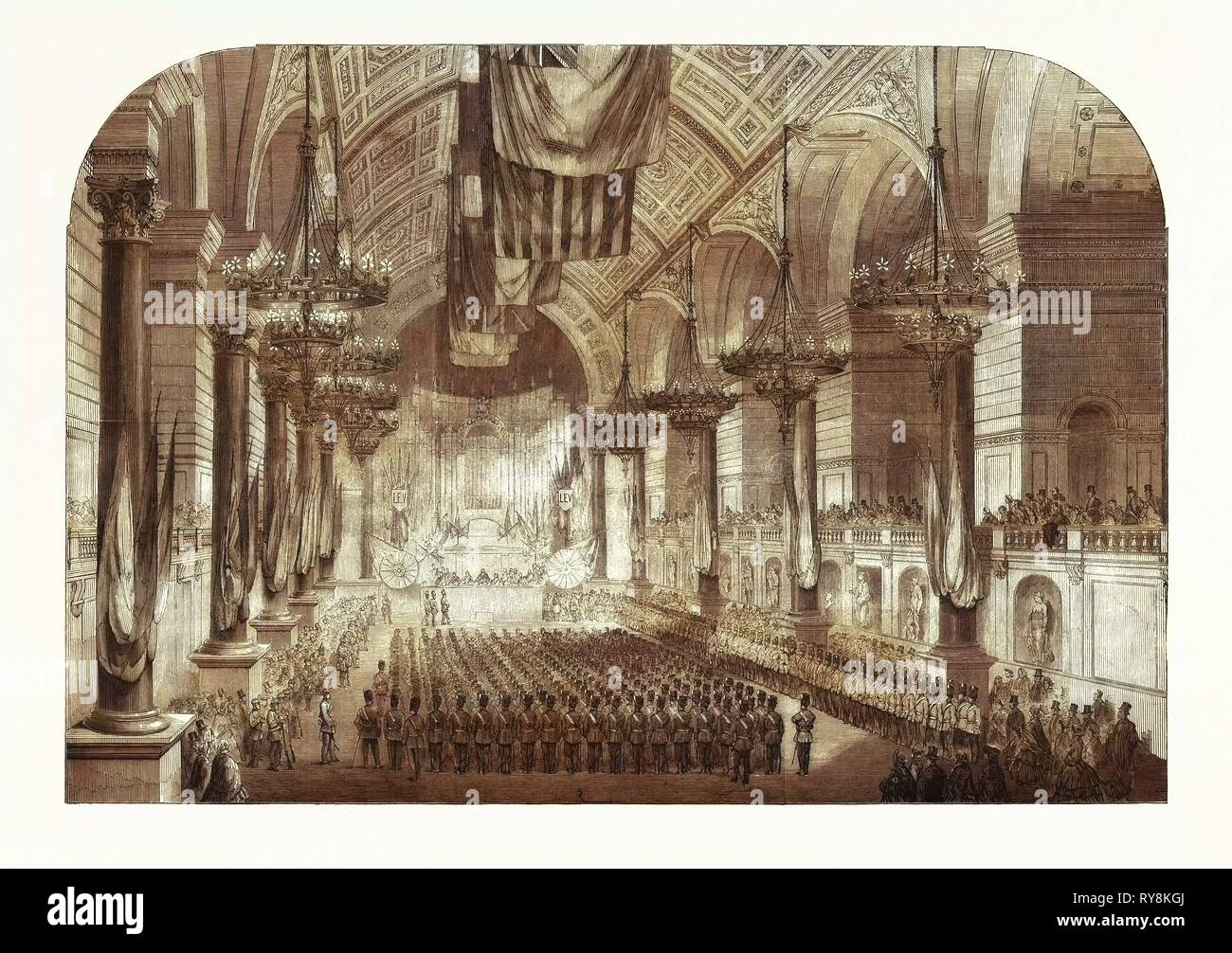 Swearing-in of the 1st Lancashire Engineer Volunteers in St. George's ...