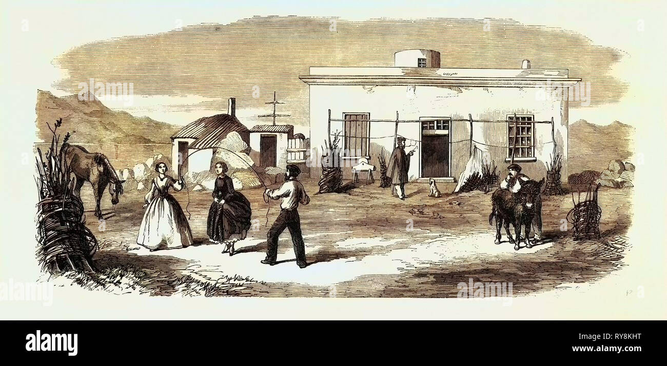 Front View of Garibaldi's House Caprera Stock Photo - Alamy