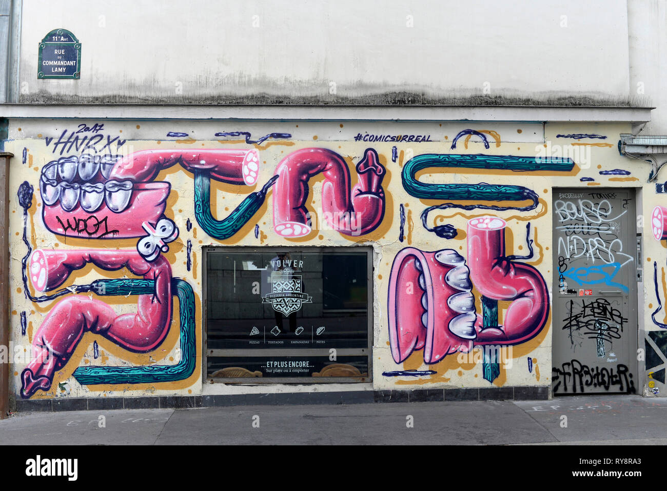 Graffiti tags paris france hi-res stock photography and images - Alamy