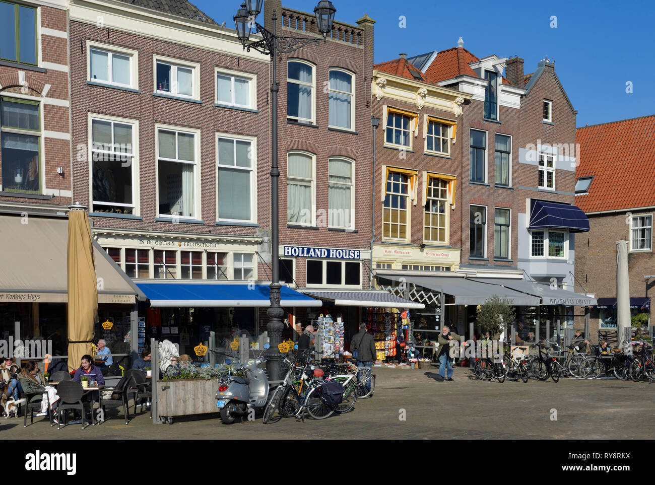 Dutch Buildings, Delft, Netherlands Stock Photo - Alamy