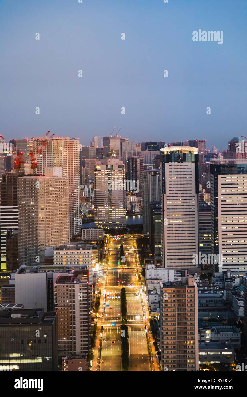 Japan, Honshu, Tokyo, Toyosu Area Skyline Stock Photo - Alamy