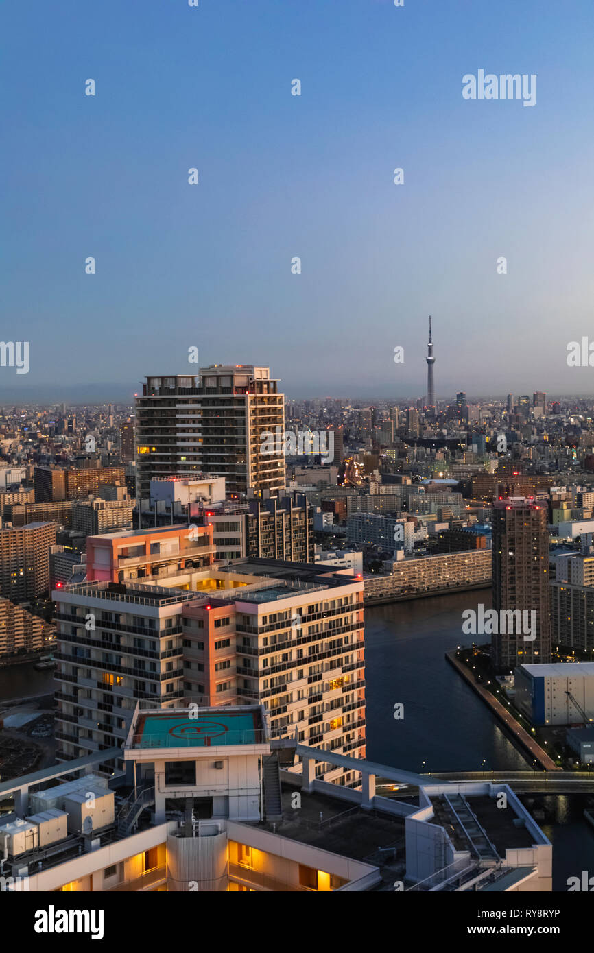 Japan, Honshu, Tokyo, Toyosu Area Skyline Stock Photo - Alamy
