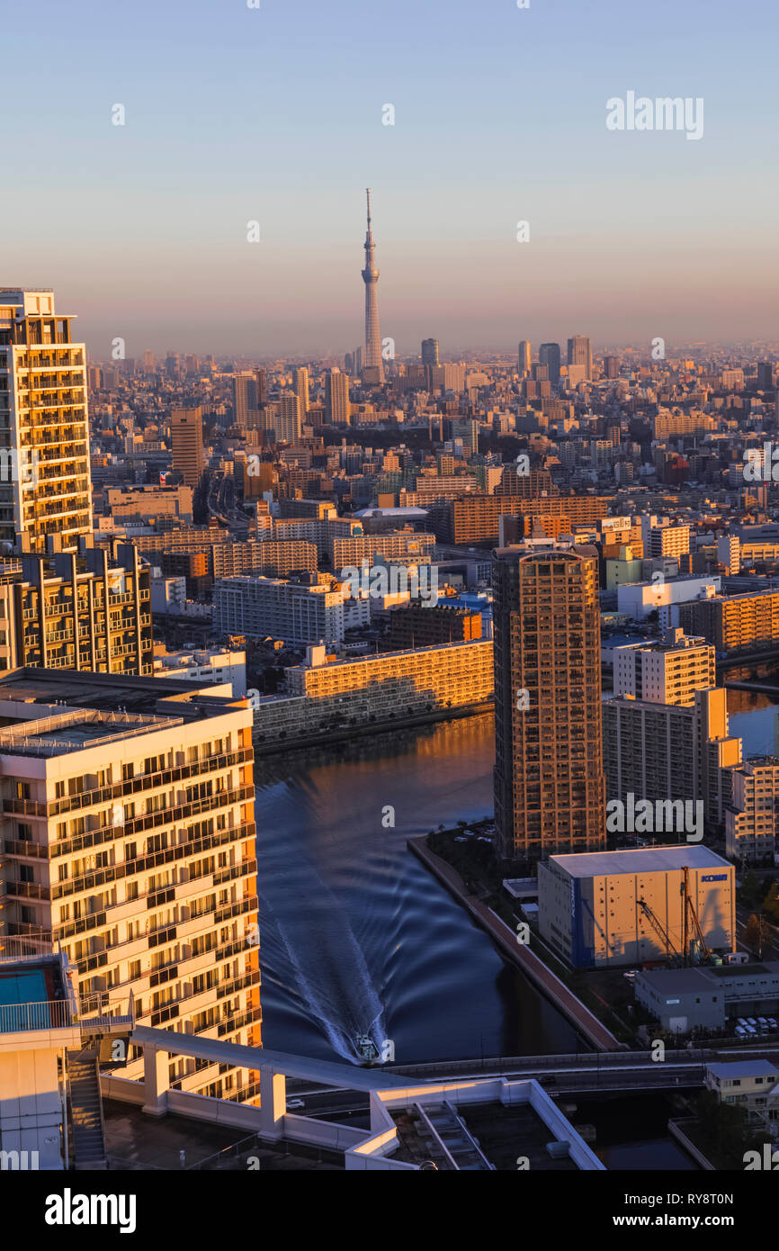 Japan, Honshu, Tokyo, Toyosu Area Skyline Stock Photo - Alamy