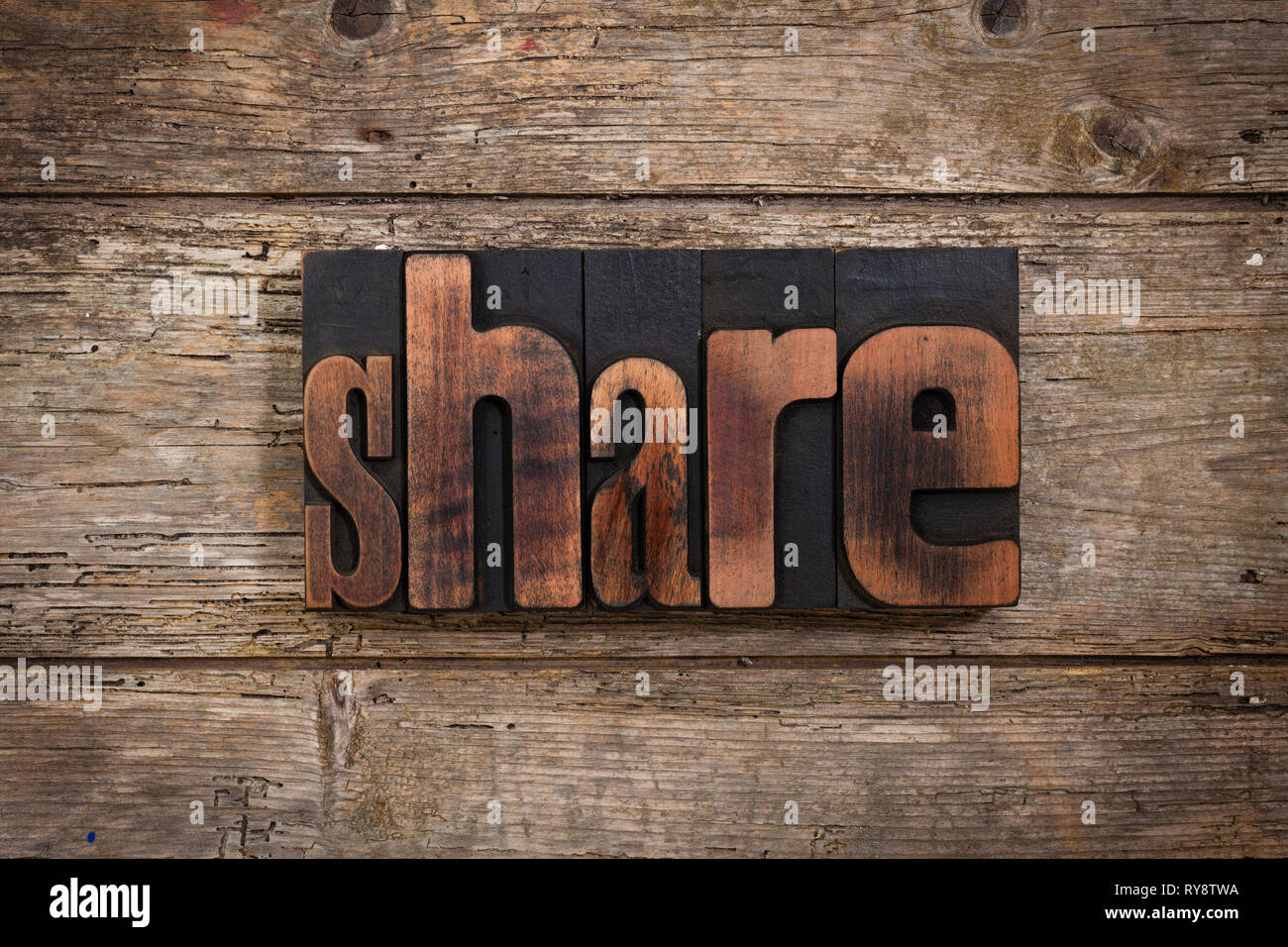 Primitive Wooden Word