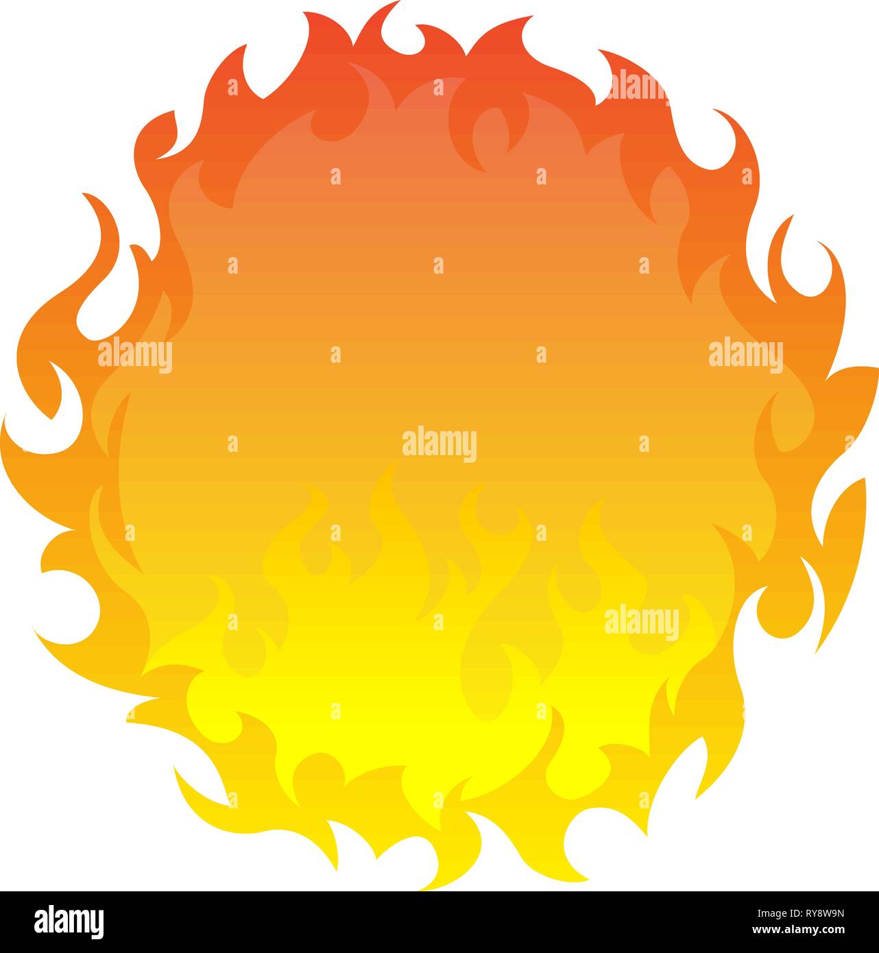 Round fireball. Design element Stock Vector Image & Art - Alamy