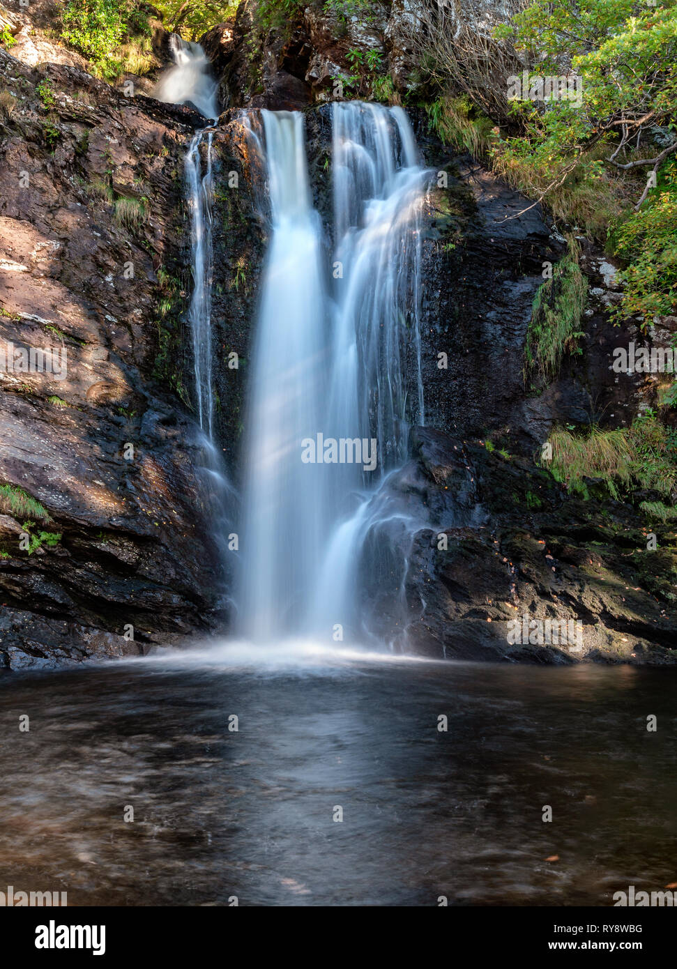 Waterfall inversnaid loch lomond scotland hi-res stock photography and ...