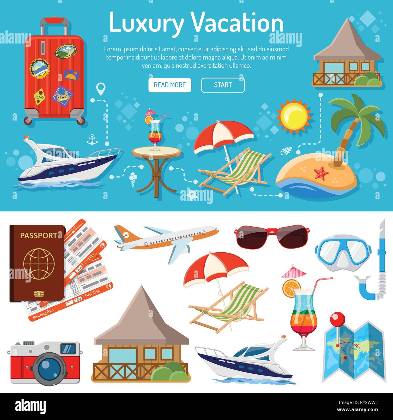 Vacation and Tourism Infographics Stock Vector Image & Art - Alamy