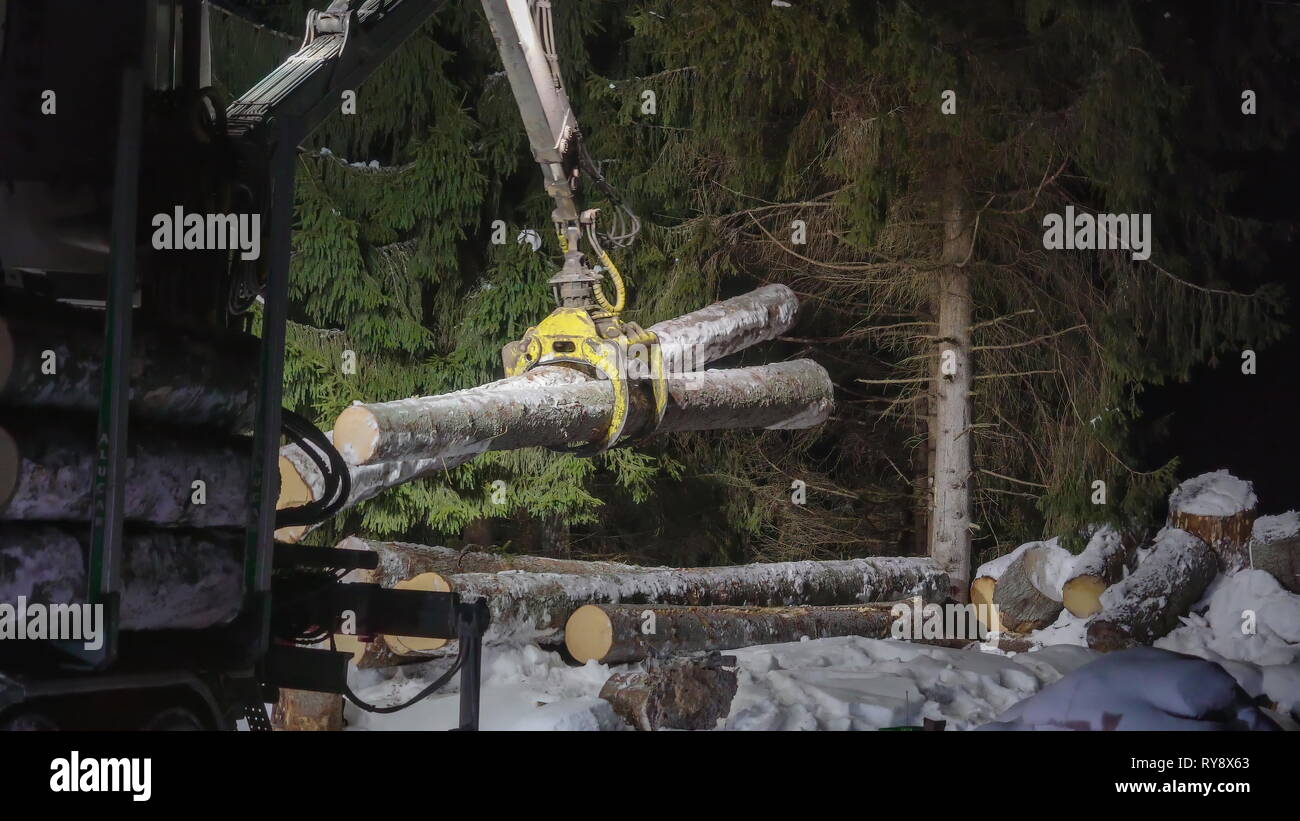Modern logging equipment hi-res stock photography and images - Alamy