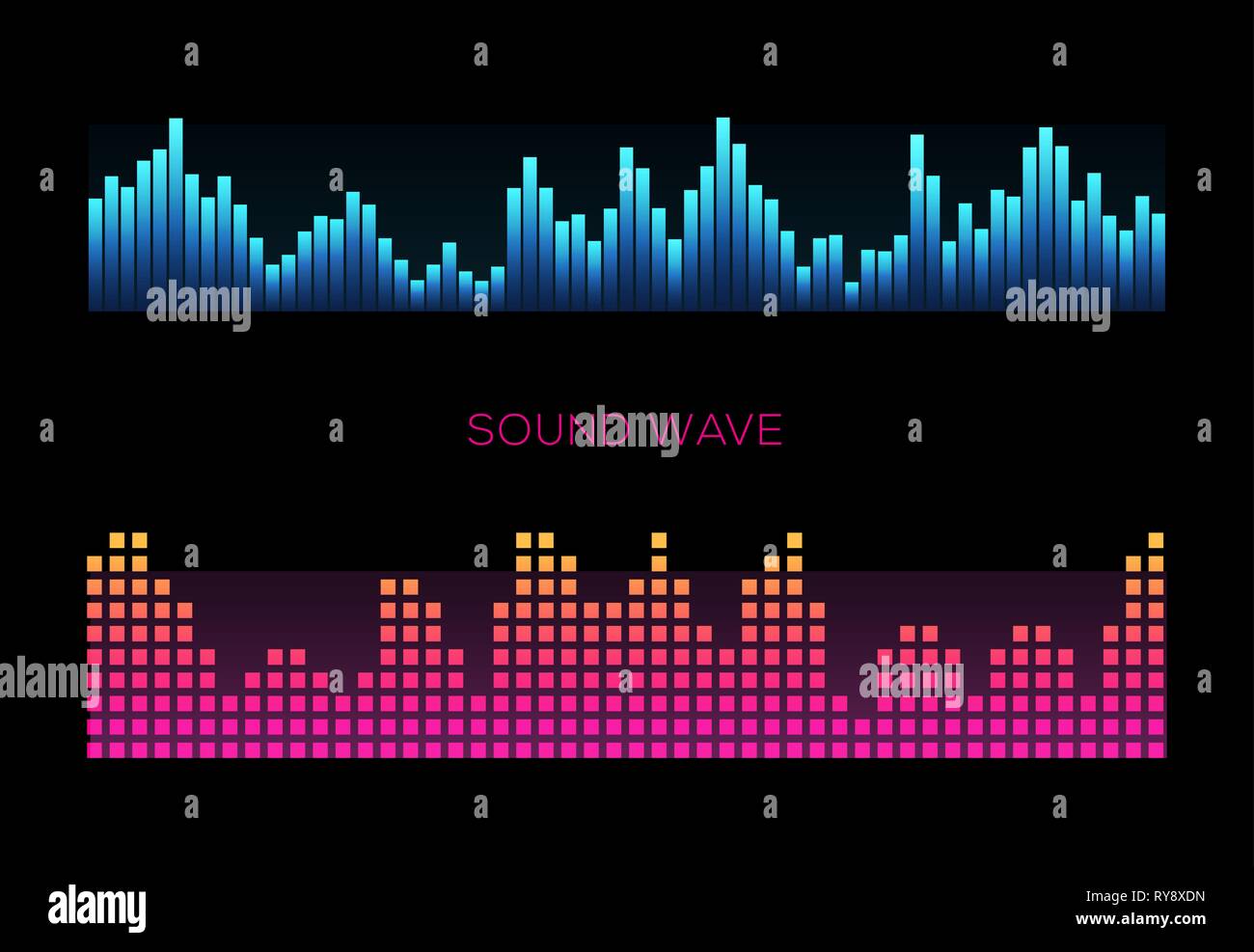 Sound wave pattern hi-res stock photography and images - Alamy
