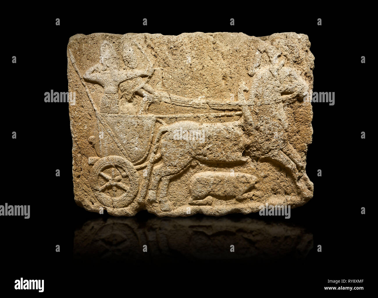 Hittite monumental relief sculpted orthostat stone panel. Limestone ...