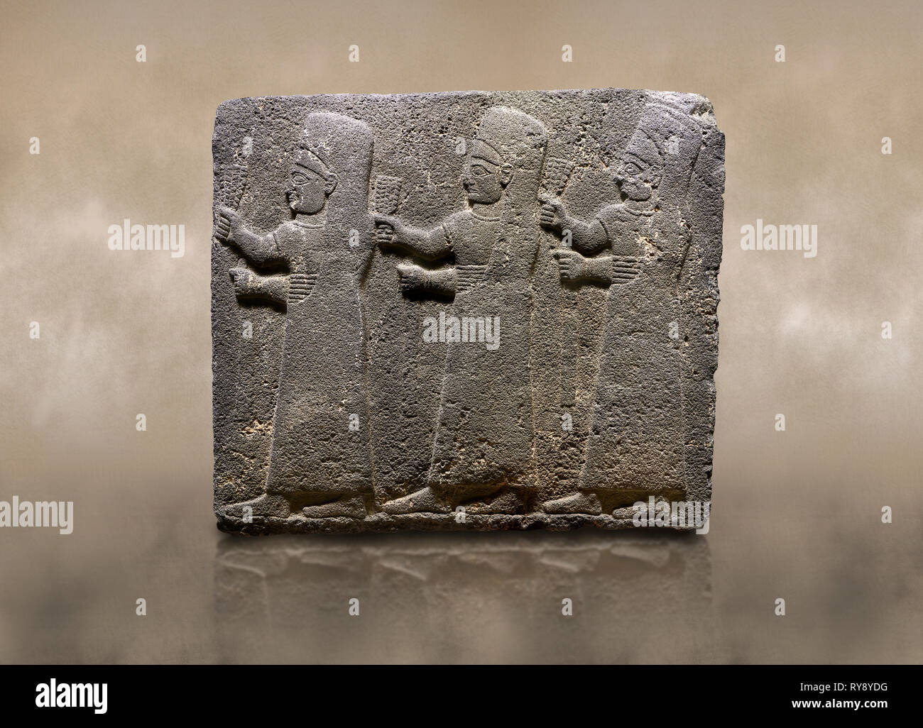 Photo of Hittite monumental relief sculpted orthostat stone panel of a ...
