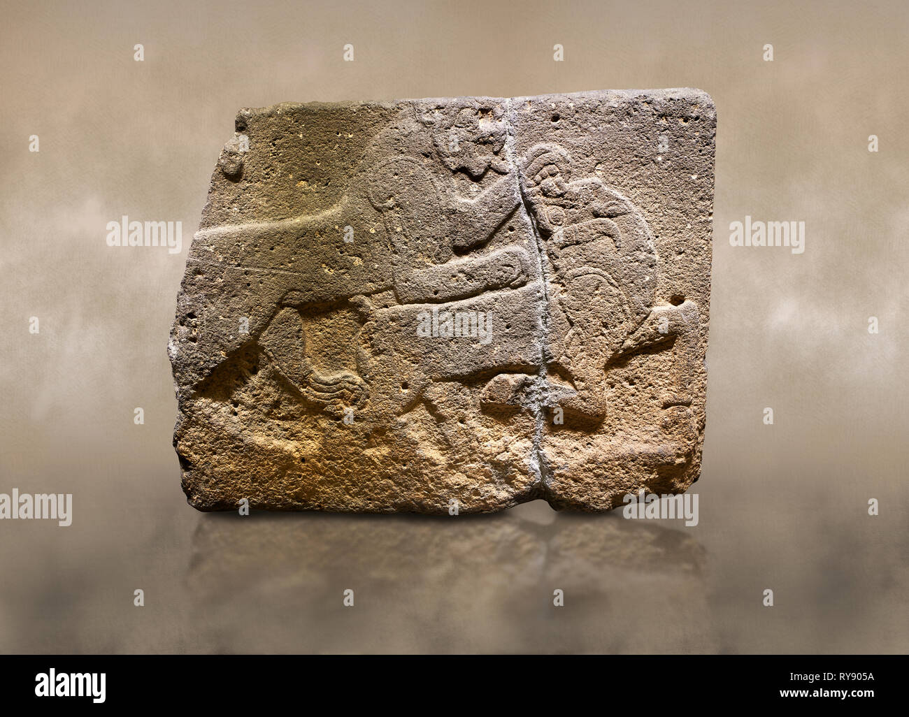 Photo of Hittite monumental relief sculpted orthostat stone panel of a ...