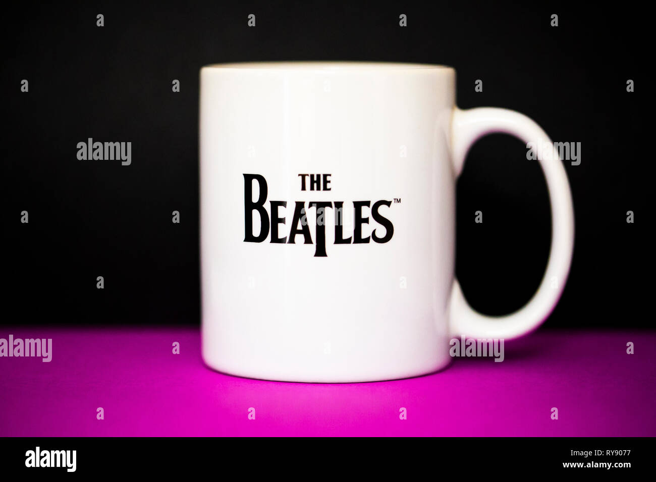 The Beatles's cup Stock Photo - Alamy