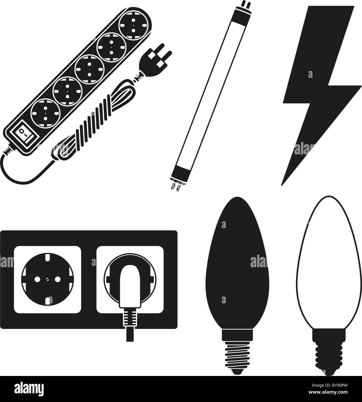 Plug type f Cut Out Stock Images & Pictures - Alamy