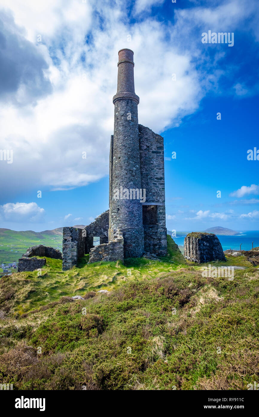 Old Copper Mine Allihies Stock Photo - Alamy