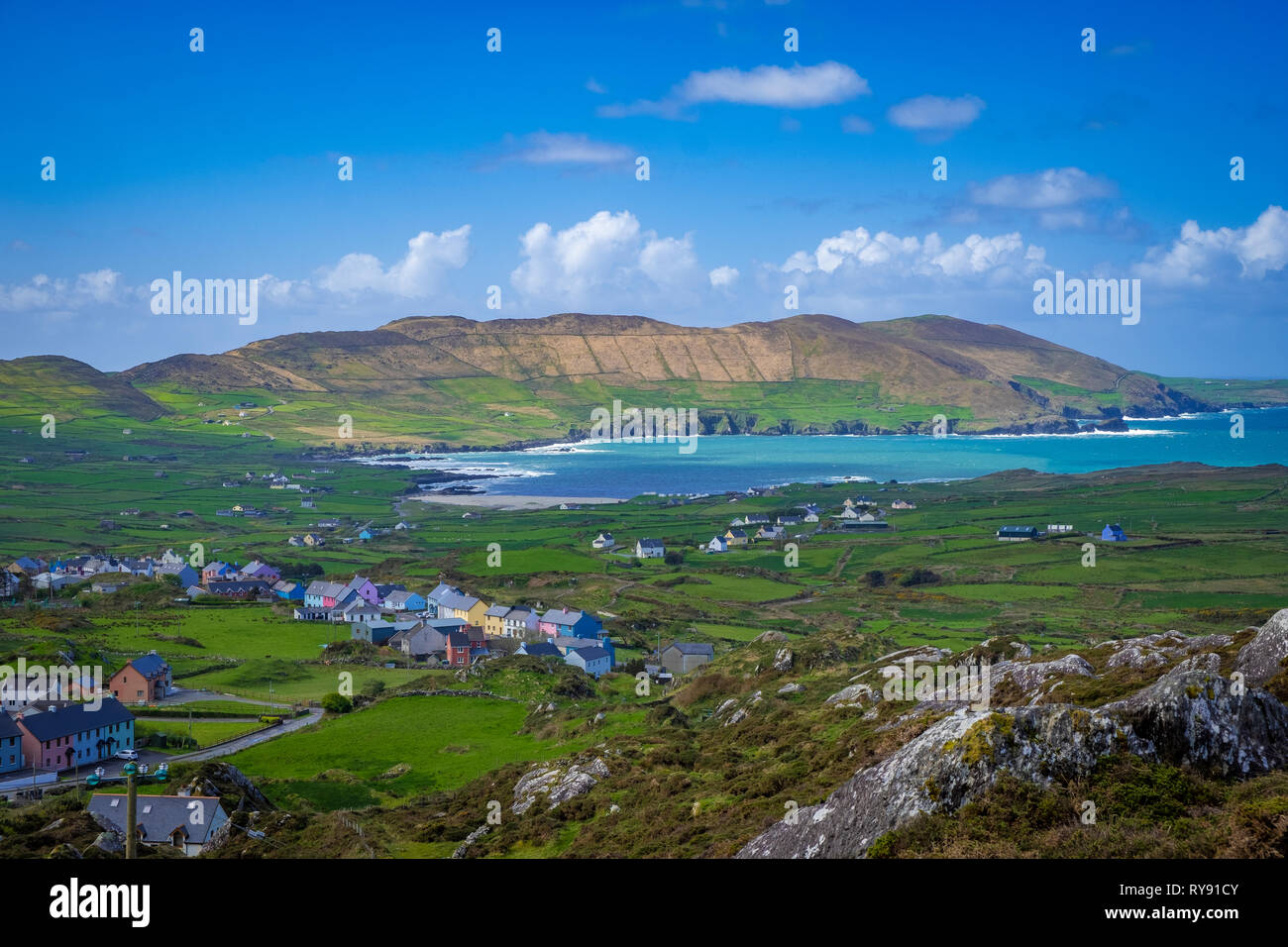 Old Copper Mine Allihies Stock Photo - Alamy