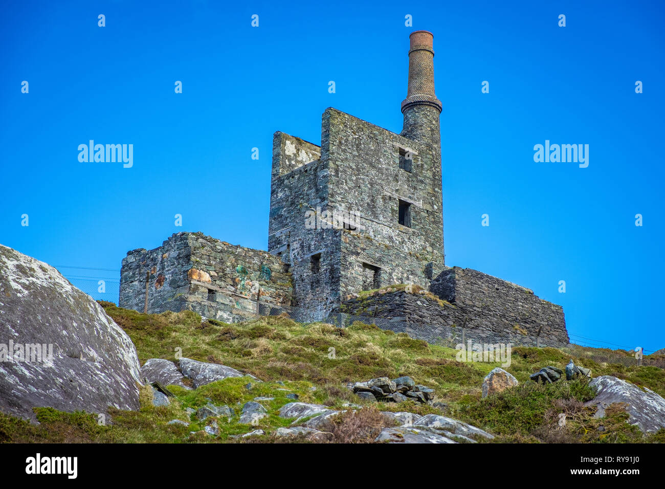 Old Copper Mine Allihies Stock Photo - Alamy