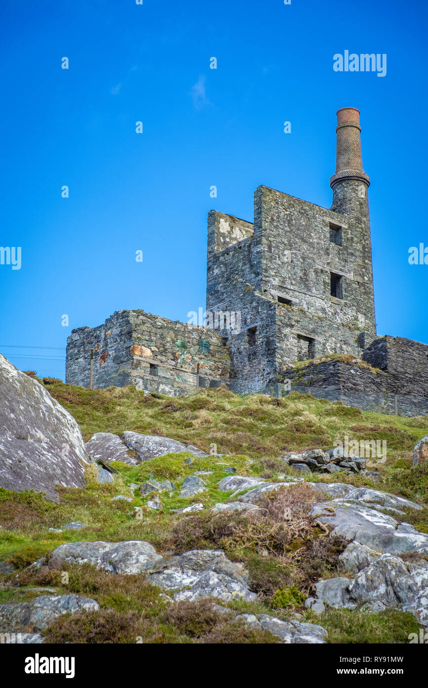 Old Copper Mine Allihies Stock Photo - Alamy