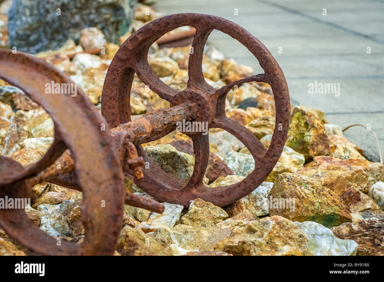 Old Copper Mine Allihies Stock Photo - Alamy