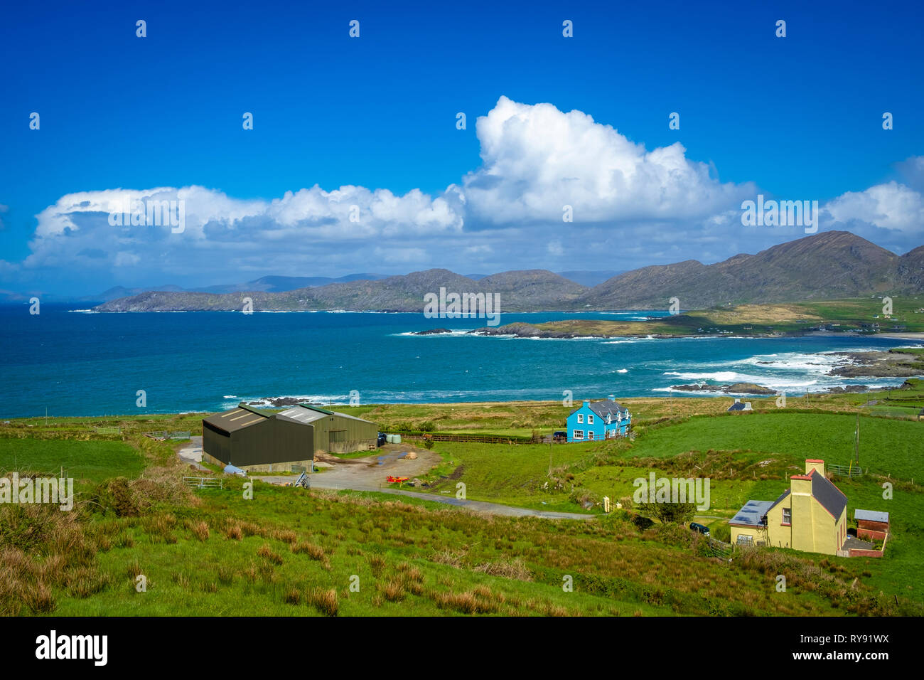 Old Copper Mine Allihies Stock Photo - Alamy