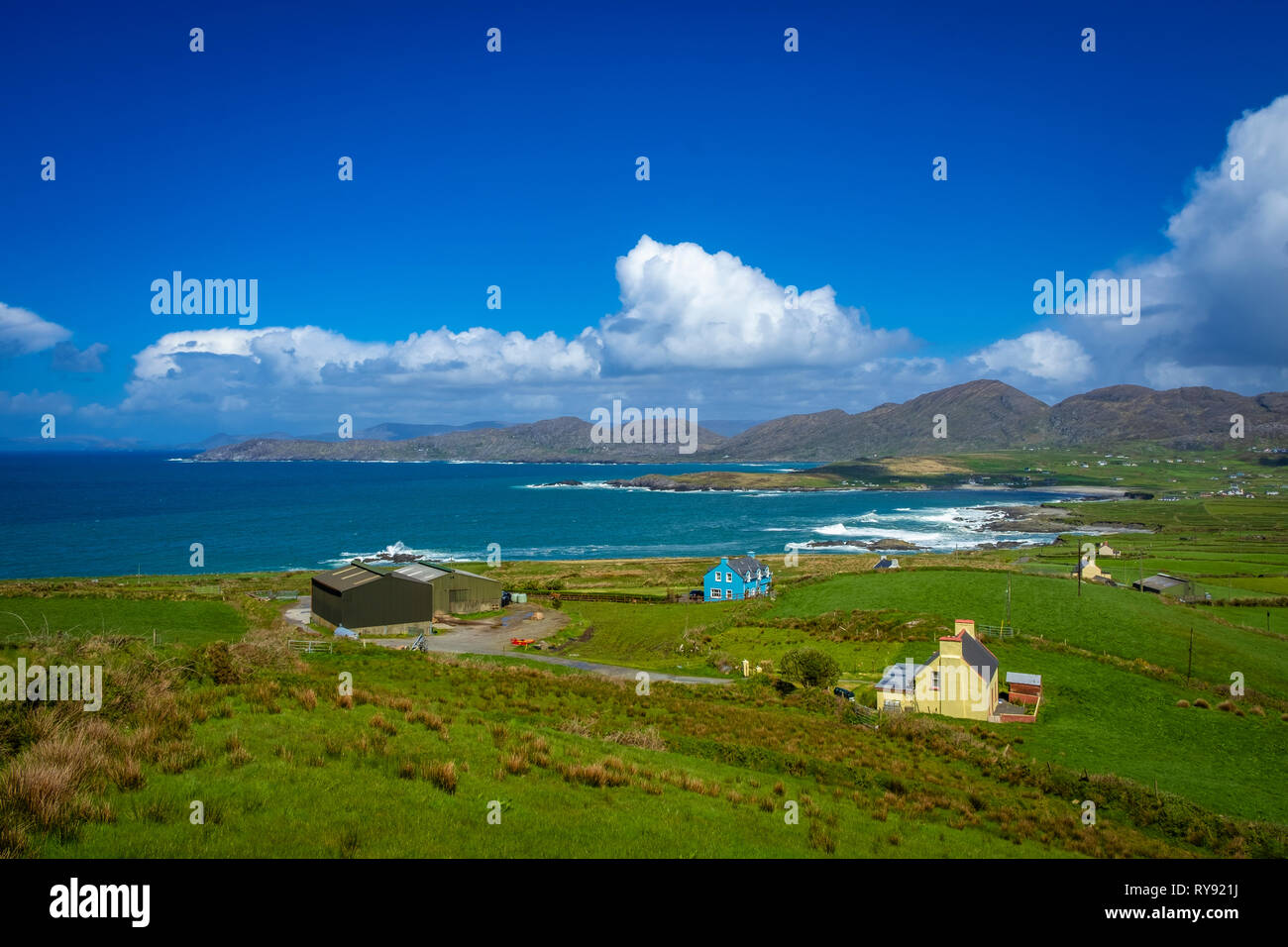 Old Copper Mine Allihies Stock Photo - Alamy
