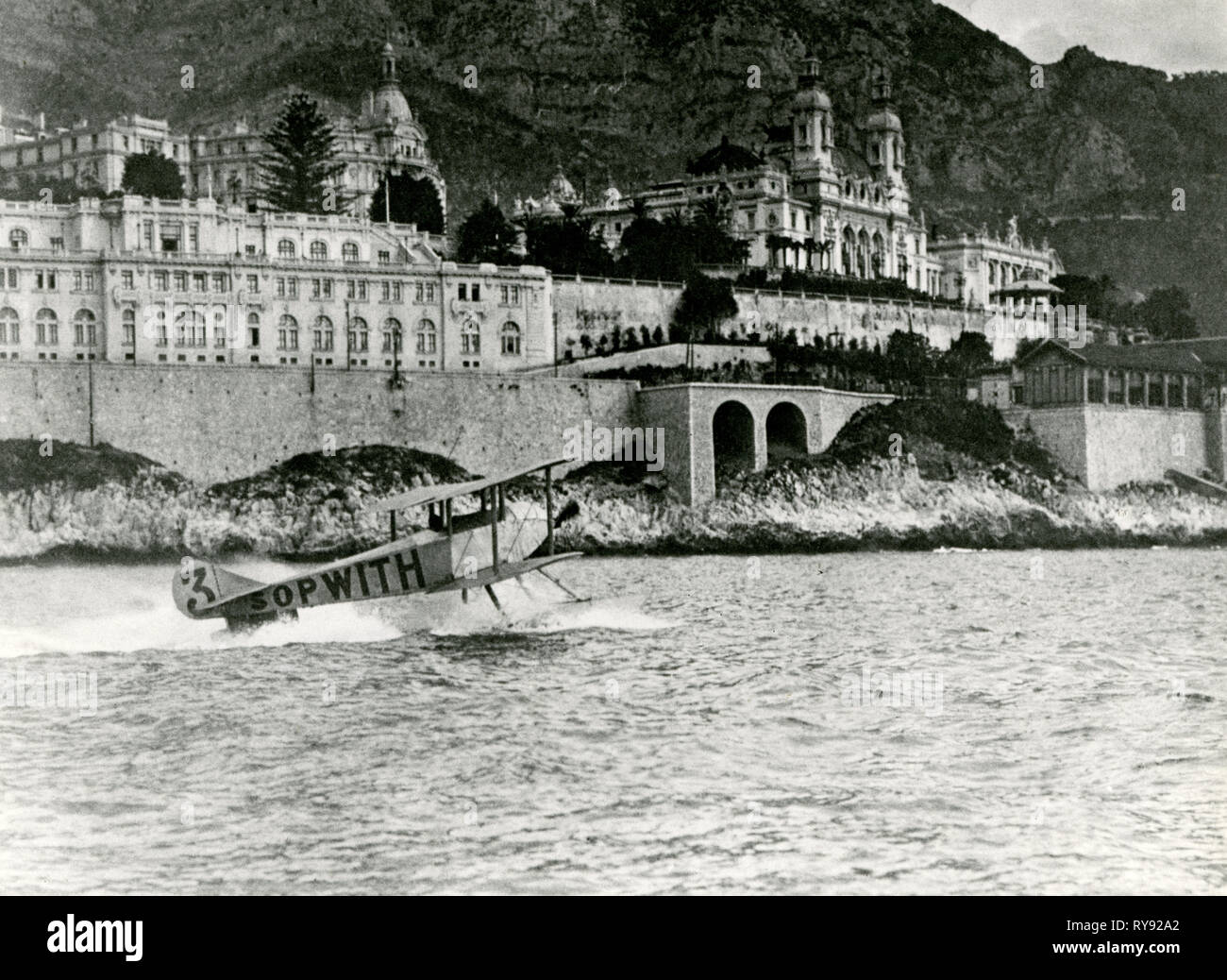 Sopwith 100 Hp entrant at the Monaco Schneider Cup. Pilot - Howard ...