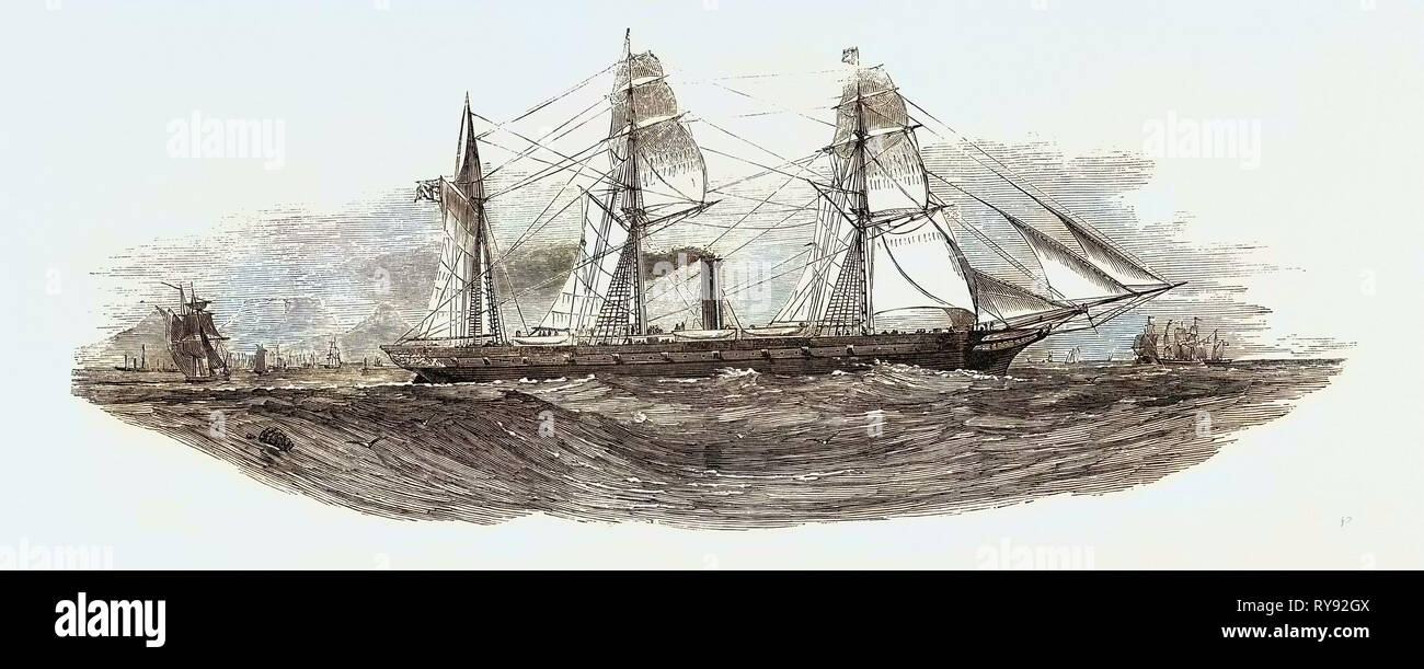 The Screw Steamship 'Sydney,' Built for the Australian Royal Mail Steam ...