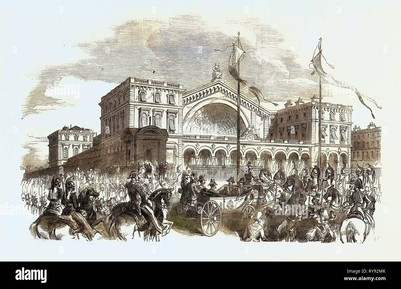 The French President's Visit to Strasbourg, Departure from the Railway ...