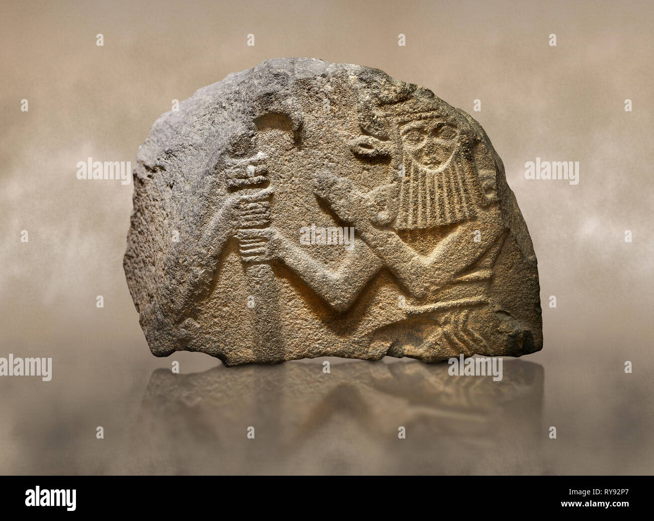 Photo of Hittite monumental relief sculpted orthostat stone panel of ...