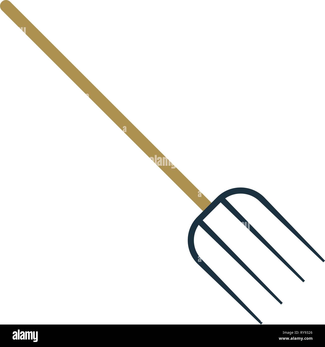 Hayfork vector vectors hi-res stock photography and images - Alamy
